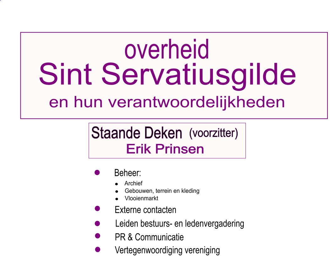 Structuur – Sint Servatius gilde